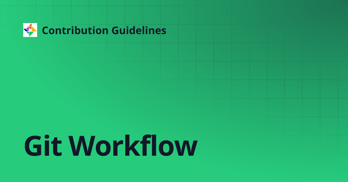 Git Workflow | Contribution Guidelines